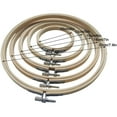 Delicate Embroidery Hoop Set Round Frames With Adjustable Sewing Rings ...