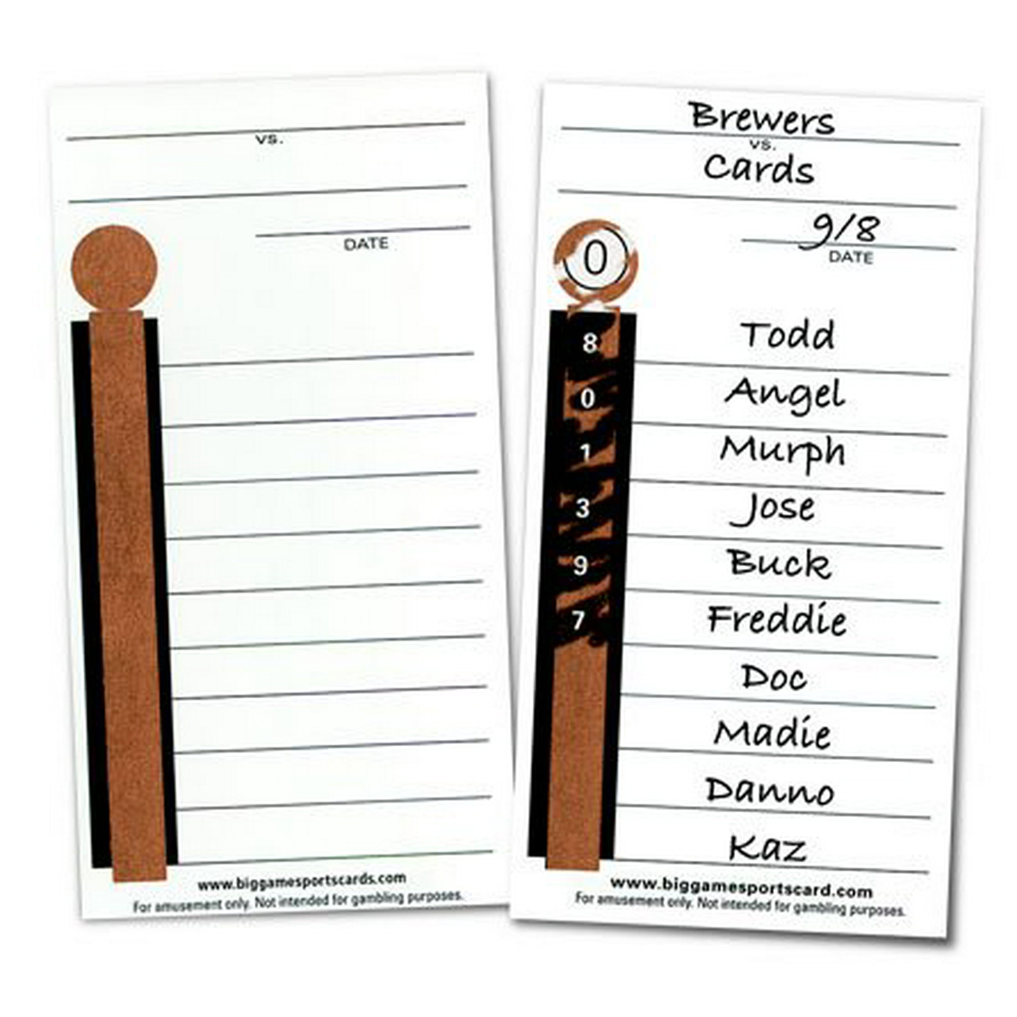 Click here for 10 Line Football Strip Card  100 Cards Per Pack prices