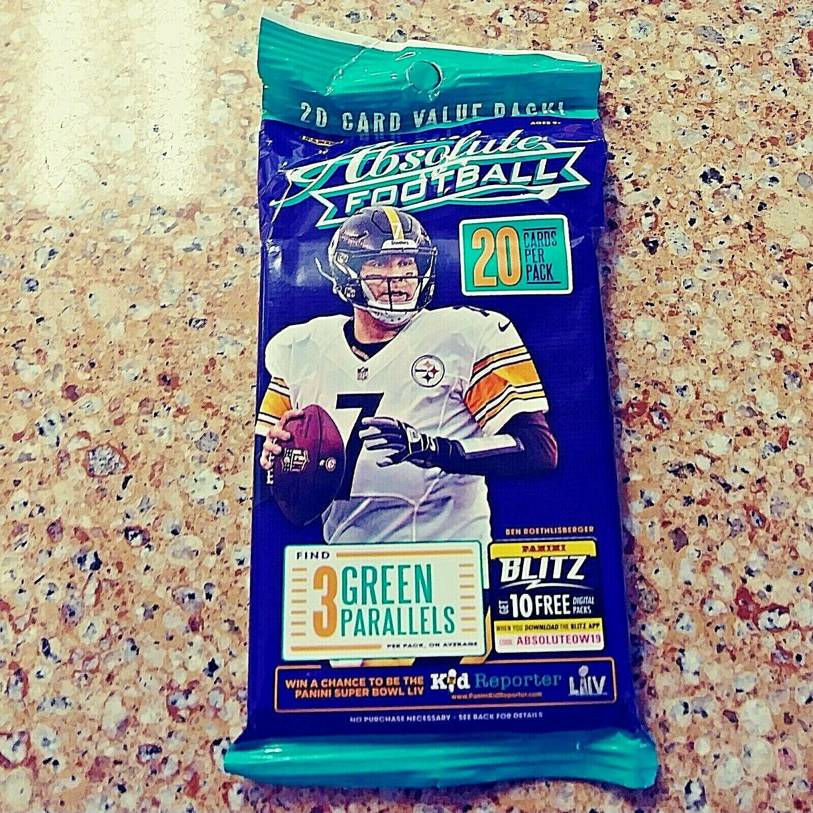 19 PANINI ABSOLUTE FOOTBALL FAT PACK - Walmart.com