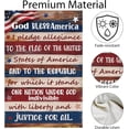 4th Of July Garden Flag 12x18 Inch Double Sided, God Bless America Yard ...