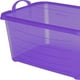 Life Story Purple Stackable Closet Storage Box Container, 55 Quart (24 ...