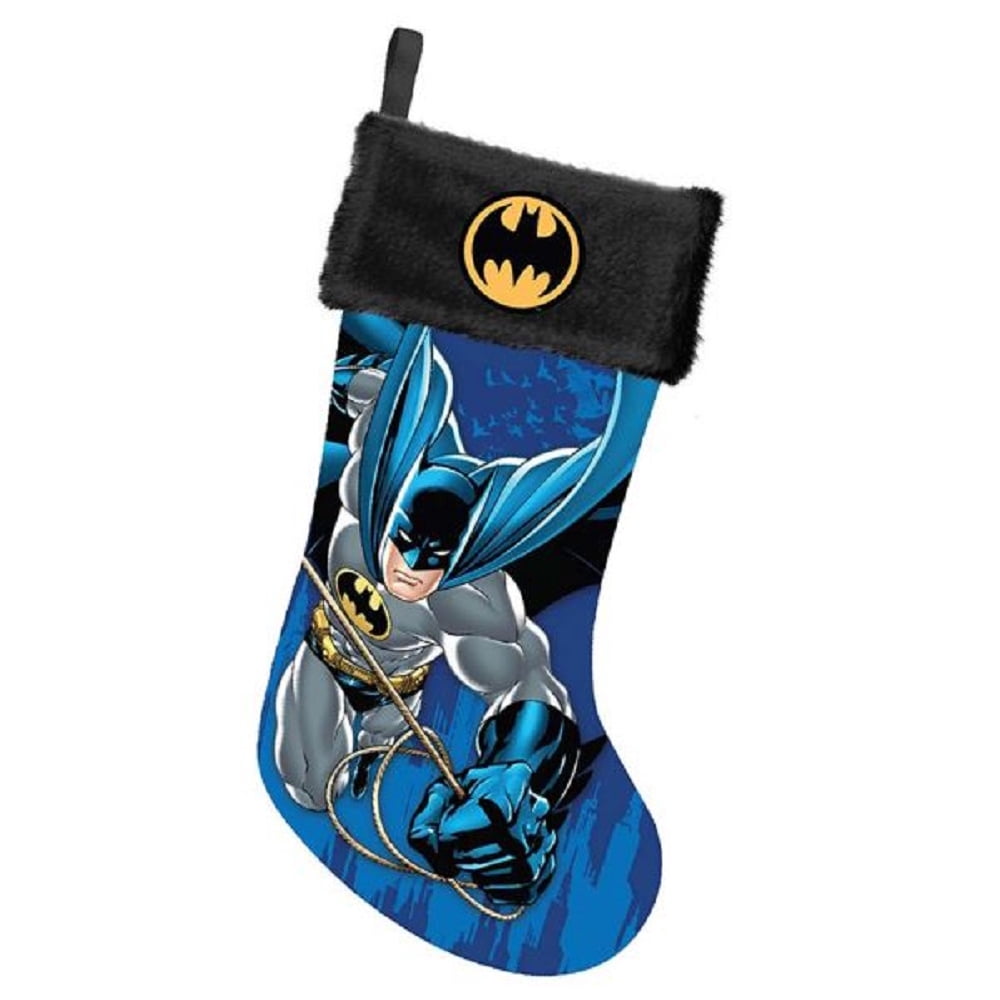 Comic Book Batman Printed Christmas Stocking 19 Inch Decoration DC ...