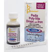 B Protected Pedia Poly-Vite Infant and Toddler Vitamin Drops with Iron ...