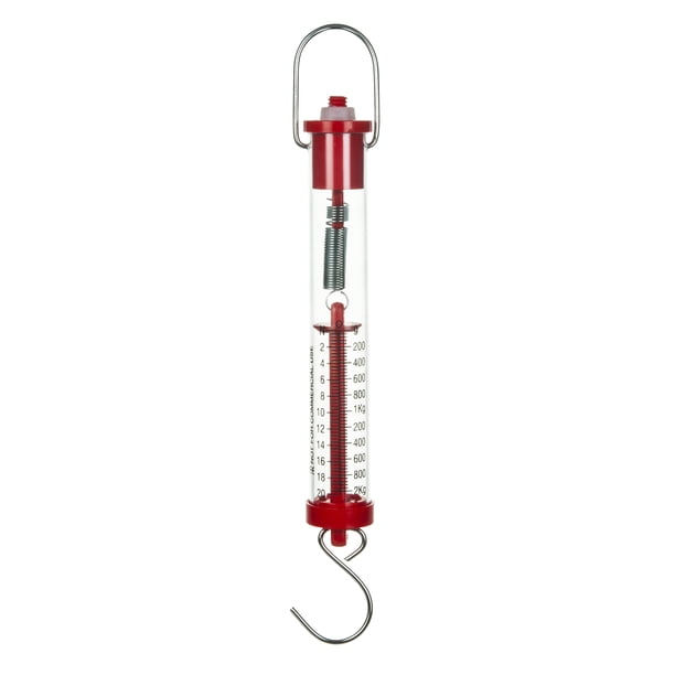 Eisco Labs Newton Force Meter Spring Scale - Max Capacity 20N, 2Kg ...