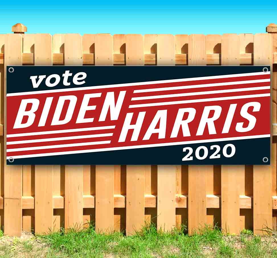 Biden Harris 2020 13 oz Vinyl Banner With Metal Grommets - Walmart.com