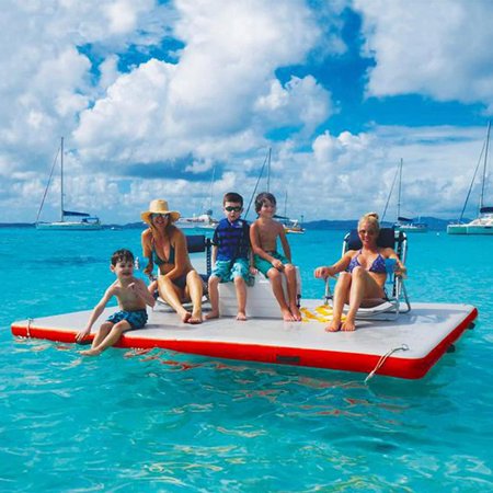 20 Foot Inflatable Patio Dock Swimming Water Platform,Inflatable Sport ...