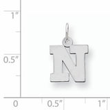 Sterling Silver Small Block Initial N Charm - Walmart.com