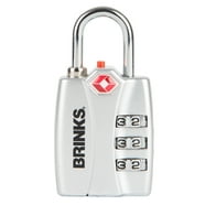 Brinks Stainless Steel 60mm Keyed Discus Padlock with 5/8in Shackle ...
