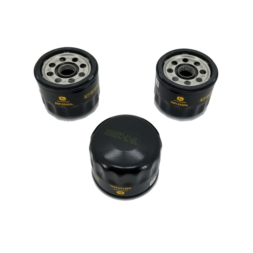John Deere Original Equipment Package of Three Oil Filters - AM125424 ...