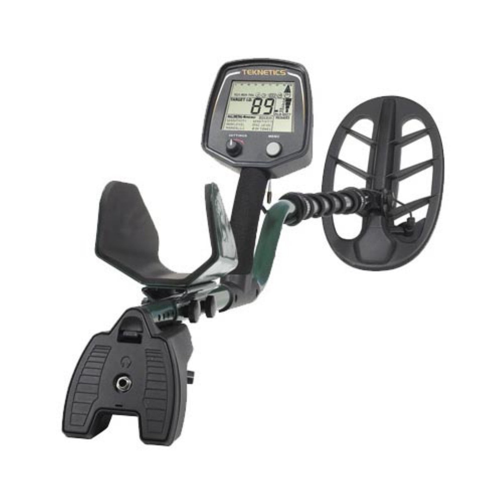 Teknetics T2LTD-BLK Special Edition T2 Metal Detector w/ 5" DD & 11" DD ...