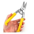 EXLEAF Sharp Sheet Metal Tin Snips,Ergonomic Straight Cutter for DIY ...
