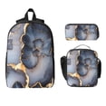 3pcs Casual Daypack 17 Inch Backpack Set Bookbag+Pencil Case+Lunch Bag ...