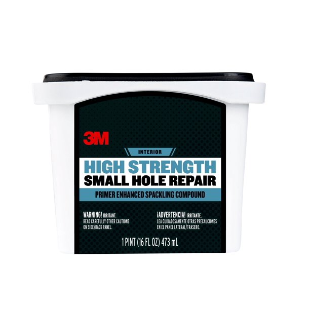 3M High Strength Small Hole Repair Spackling Compound, Gray, 1 Tub ...