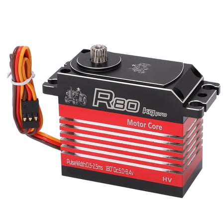 High Torsion Servo Motor,80kg Servo Motor IP67 RC Servo Motor Red Servo ...