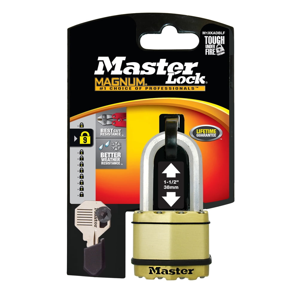 Buy Master Lock M1XDBLF Magnum Heavy Duty Padlock with Key, 1 Pack ... Buy Master Lock M1XDBLF Magnum Heavy Duty Padlock with Key, 1 Pack ...