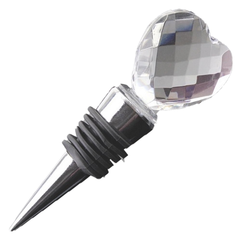 Heart-shaped crystal wine stopper gift box wedding gift gift alloy ...