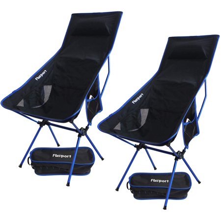LZMY 2 Pack Ultralight Floding Camping Chair,Compact and Heavy Duty ...