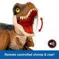 Jurassic World Roarin’ Frenzy T Rex RC Toy, Motorized Remote Control ...