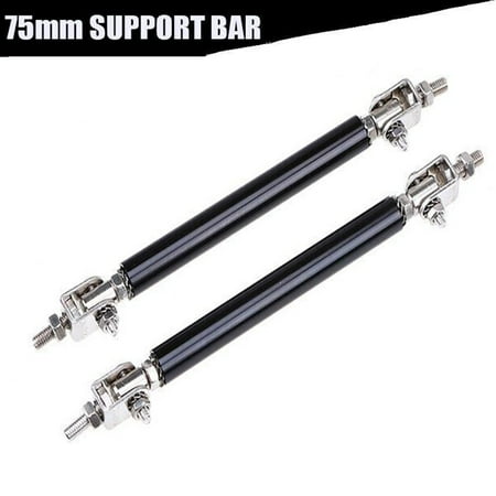 MYG 2pcs Adjustable Front Bumper Lip Splitter Spoiler Strut Rod Tie ...