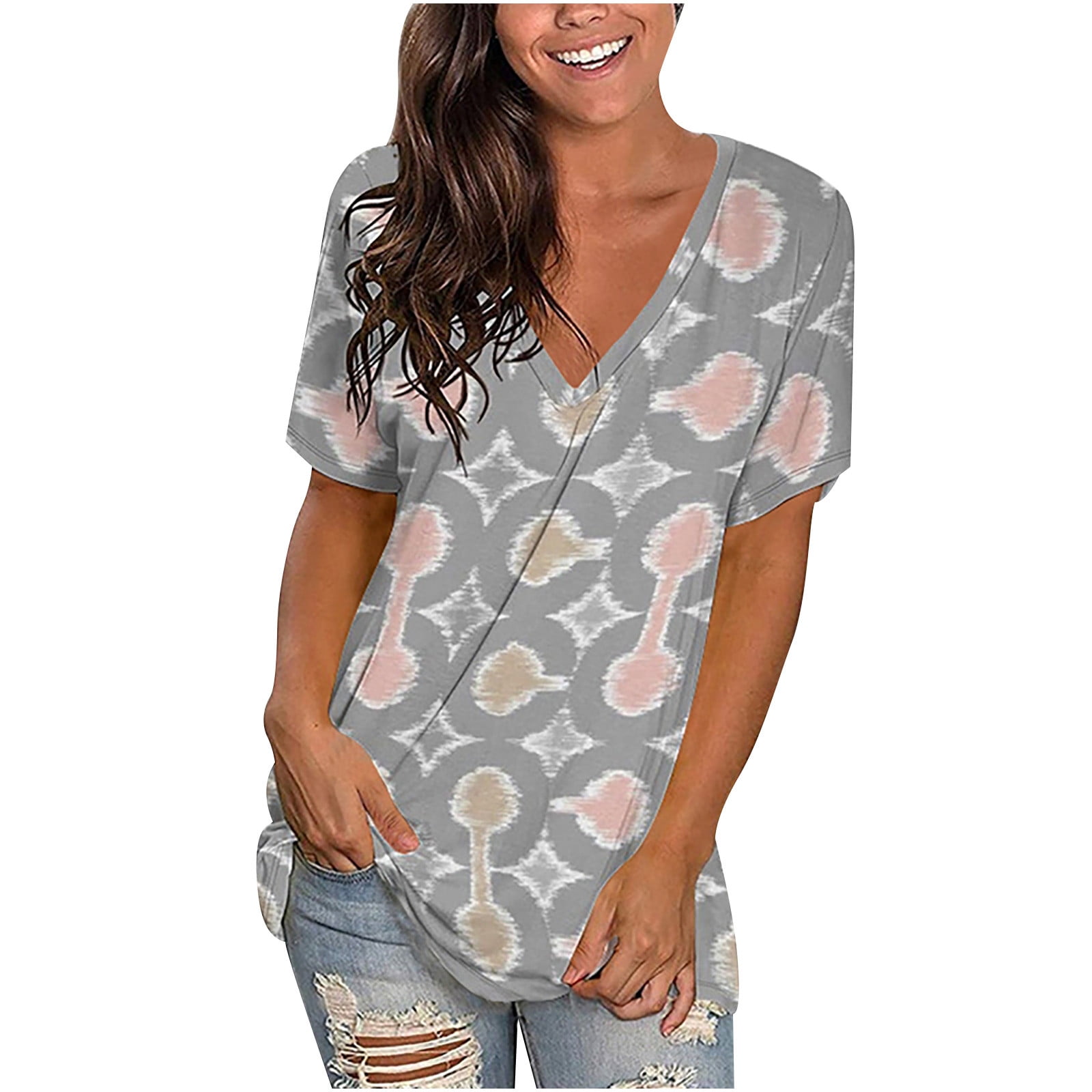 Aoochasliy Blouses for Women Clearance Women‘s Summer Casual T Shirts ... Aoochasliy Blouses for Women Clearance Women‘s Summer Casual T Shirts ...