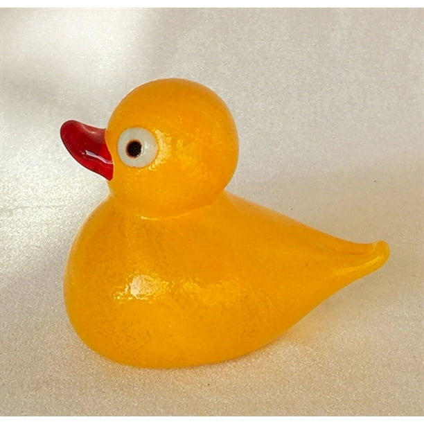 Glass Duck Figurines