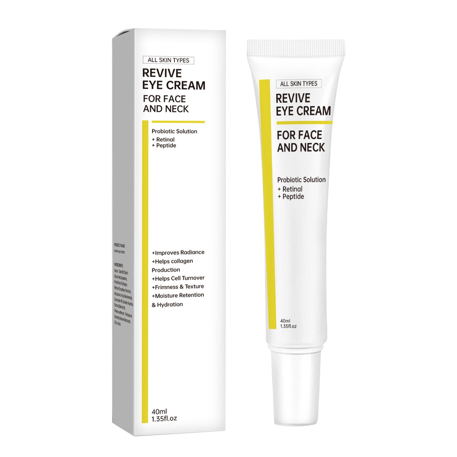 Dark Circle & Wrinkle Reducer NIDA Probiotic Eye Cream 40ml Retinal ...