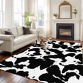 5x7 Washable Area Rug, Farmhouse Non-Slip Large Rectangle Rug for ...