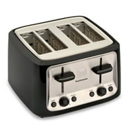 Better Chef 4 Slice Dual-Control Black Toaster - Walmart.com
