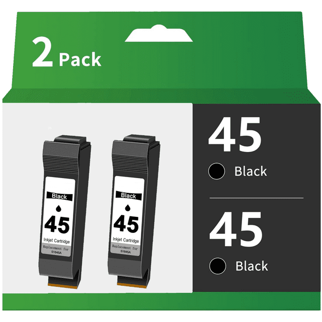 Compatible 45 Black Ink Cartridge 51645 51645A High Yield Replacement ...