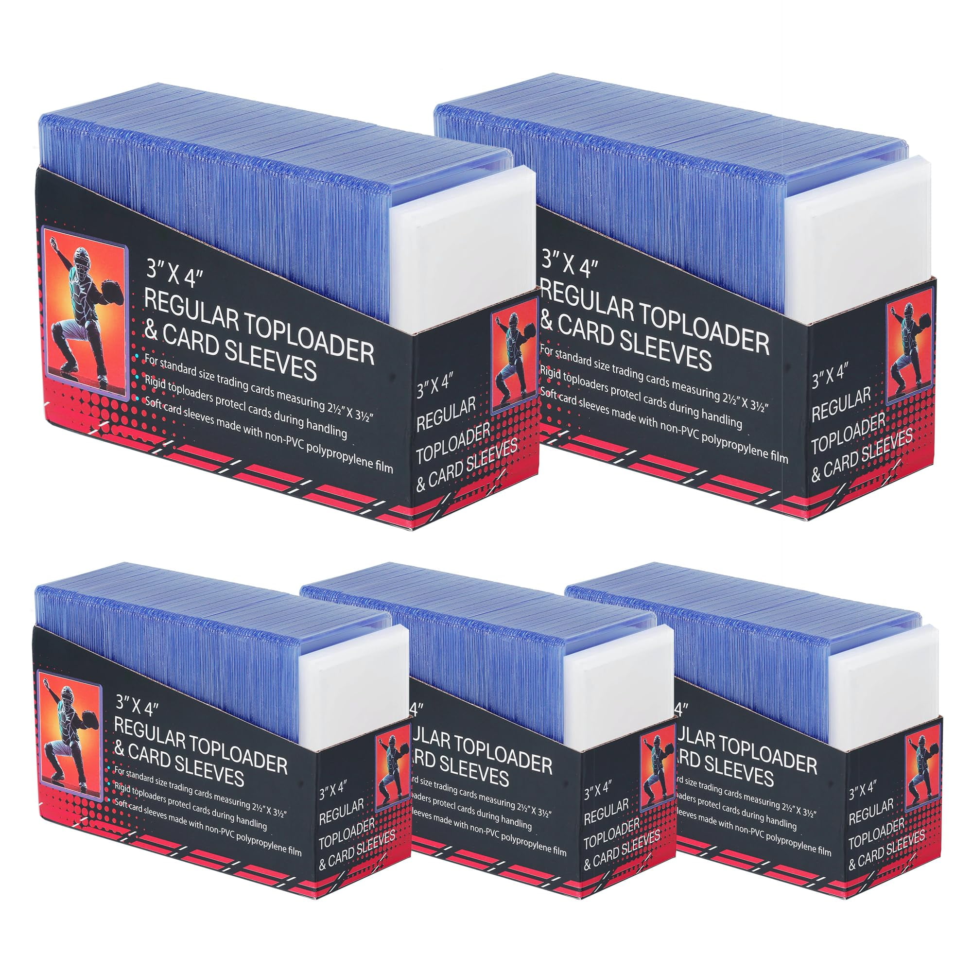 Click here for Btlwpy 1000 Card Sleeves Top Loaders For Cards 3X4... prices