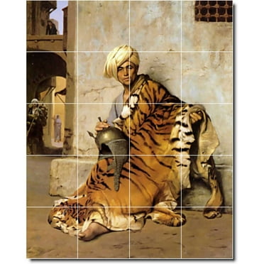 Ceramic Tile Mural-Raphael Women Painting 234. 24" w x 30" h using (20 ...
