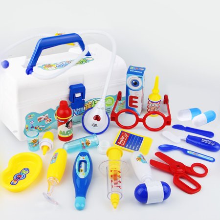 Children Simulation Doctor Medicine Appliance Kit Pretend Play Toy Set ...
