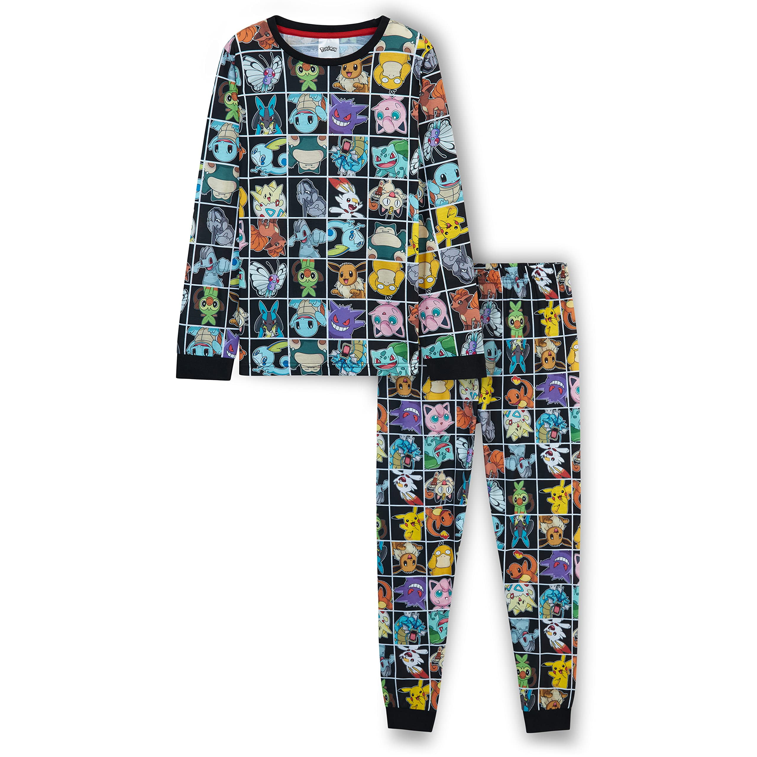Set de pijamas Pokémon Pikachu para niños de 11 a 12 años, aplicación ...