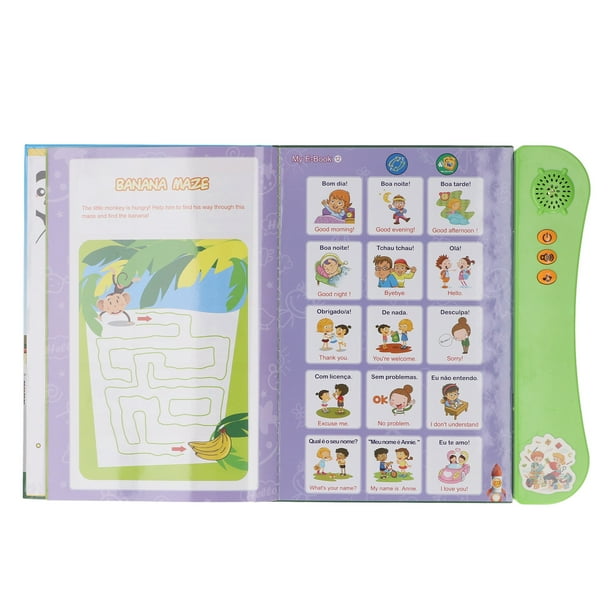 Interactive Sound Book for Portuguese English Bilingual Children, with ...