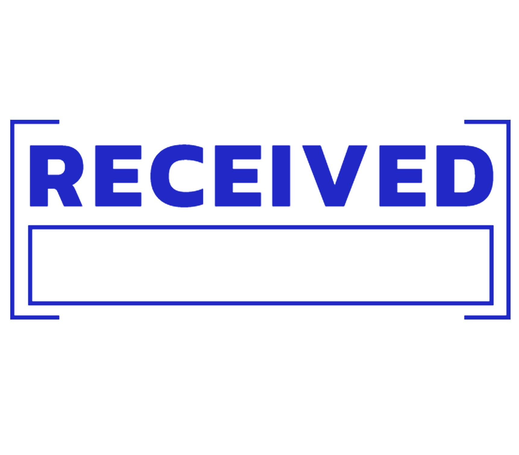 Printtoo Received Self Inking Rubber Stamp Pre-Inked Office Stamp- Home ...