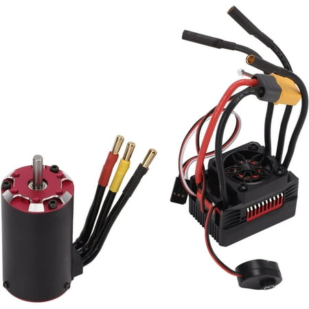 3665 3800KV Supersonic RC Car Brushless Motor with 80A ESC RC Car ...