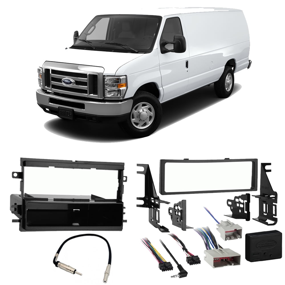 Ford Econoline 2014-2018 Single DIN Stereo Harness Radio Dash Kit w ...