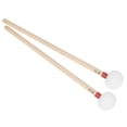 1 Pair Maples Handle Drumsticks with Soft Felt Head Percussion Snares ...