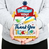 Big Dot of Happiness Thank You Teachers - Treat Box Party Favors ...