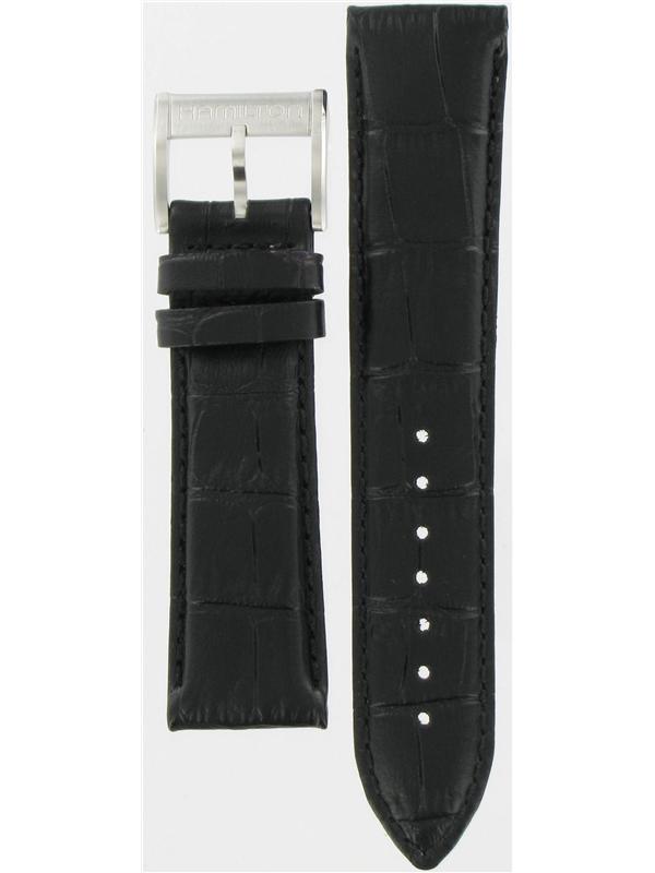 Hamilton, Alligator Grained Leather Strap, H38612733, H38615735 ...