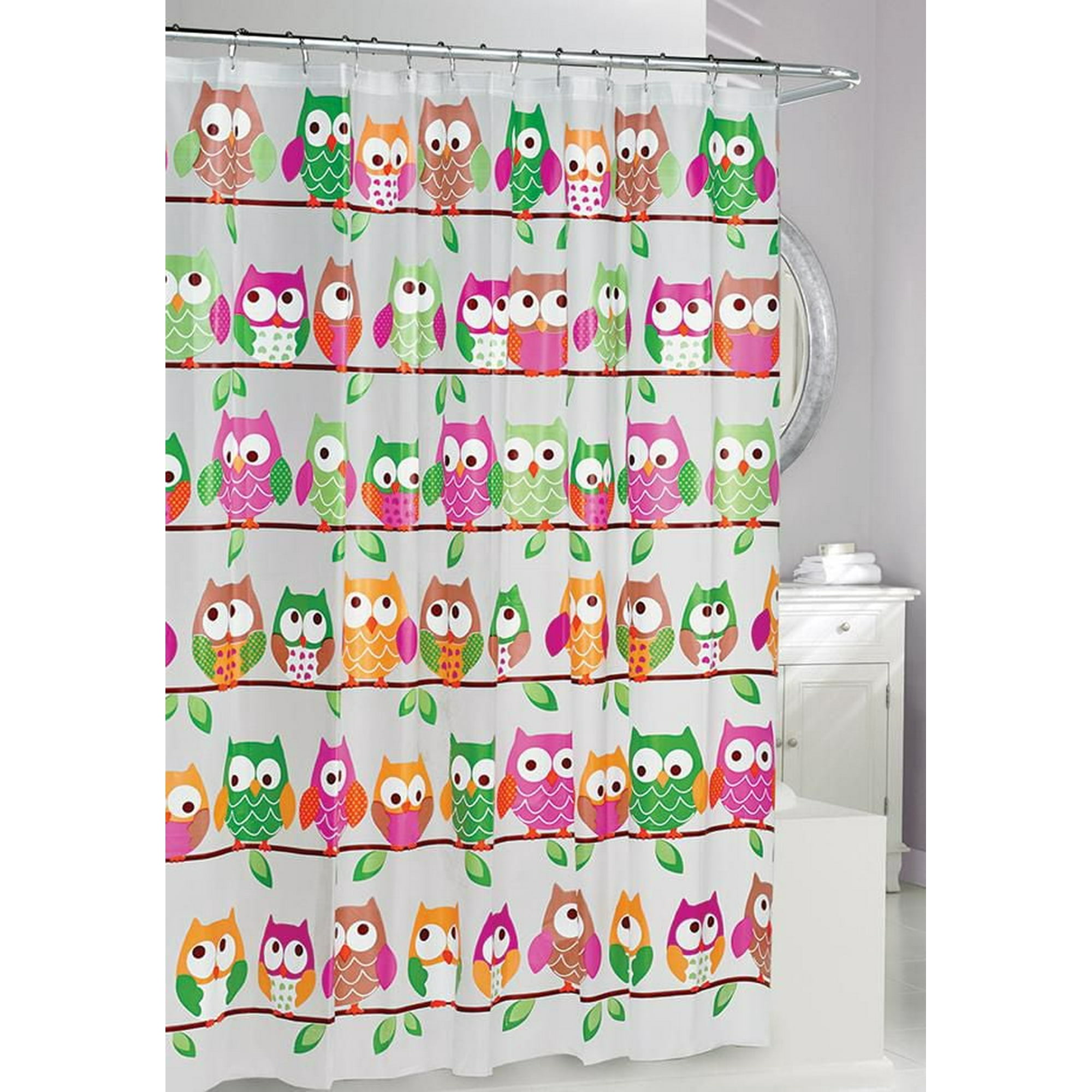 Click here for Moda Owl Peva Shower Curtain 71 Inch prices
