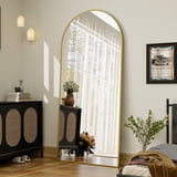 BEAUTYPEAK 76"x 35" Oversized Full Length Mirror Arch Standing Floor ...