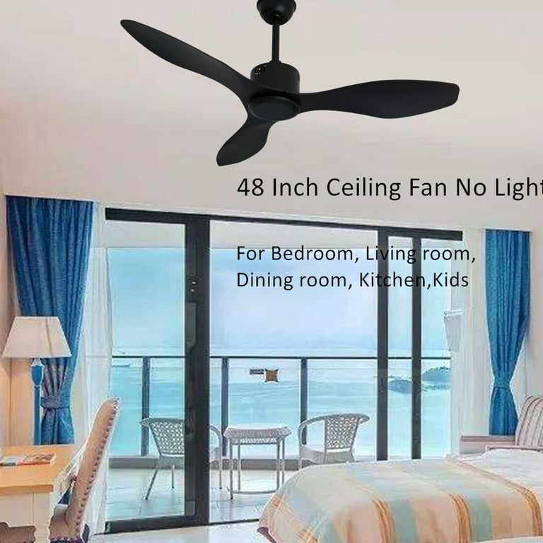 48 Inch Ceiling Fan No Light | Shelly Lighting