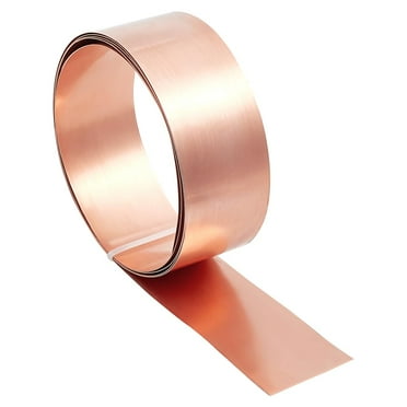 1 Roll Copper Flashing Thin Copper Sheet Roll Copper Foil Plate DIY and ...