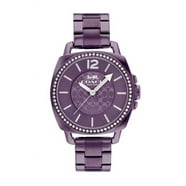 Coach Women's Grand, Stainless Steel Bracelet, Purple Dial, Quartz ...