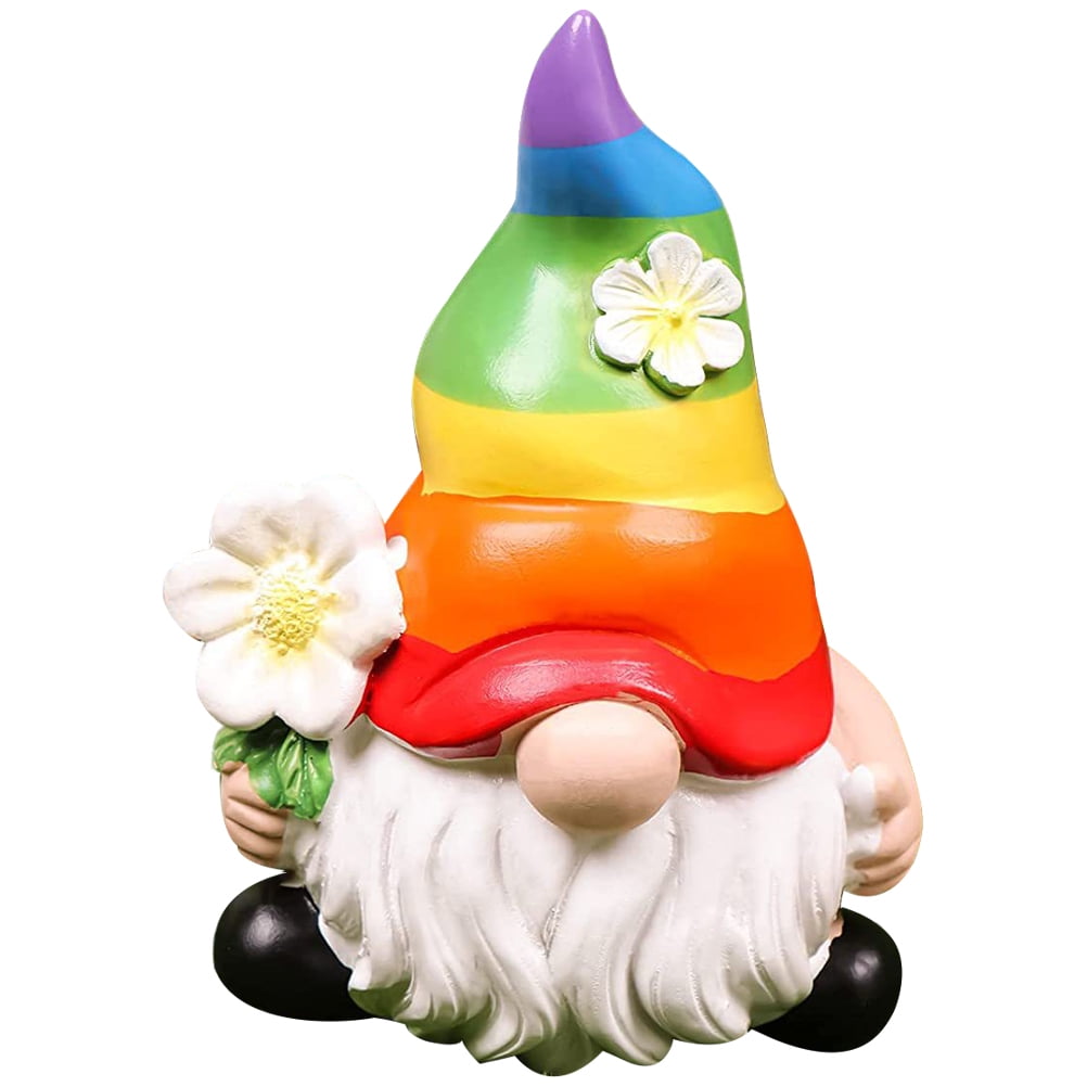 Click here for Eeaseca Cute Garden Gnome Statue Outdoor Gnome Fig... prices