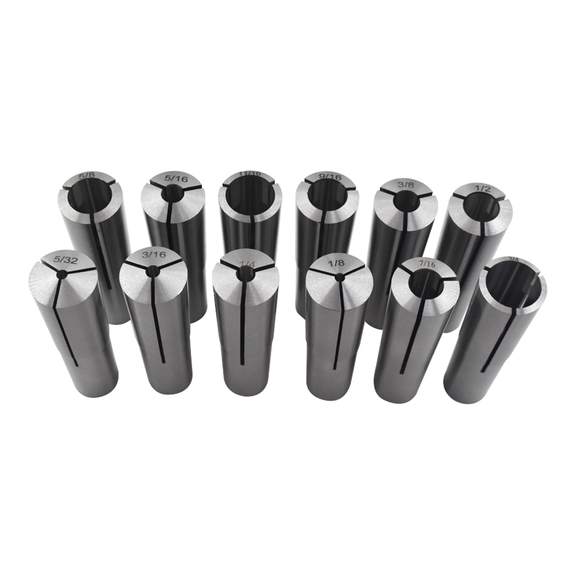 Morse Tapered Collet 3MT 1/8 - 3/4 with 3/8 -16 Thread Rear for Machine ...