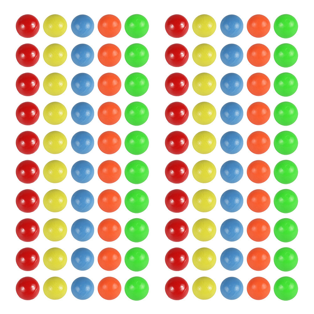 Plastic Balls 100Pcs Colored Plastic Balls Counting Balls For ...