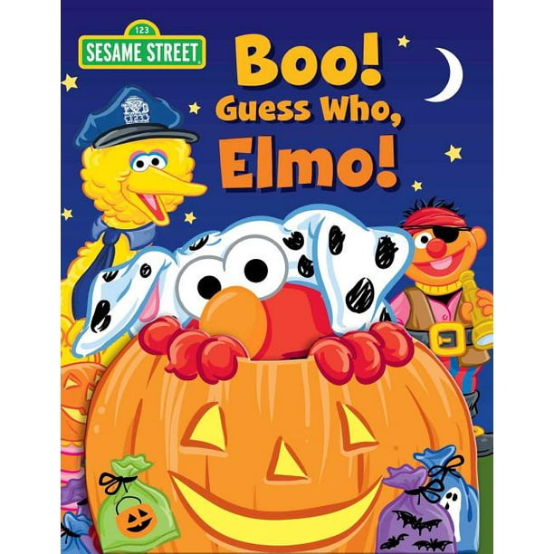 Sesame Street: Boo! Guess Who, Elmo! (Board Book) - Walmart.com