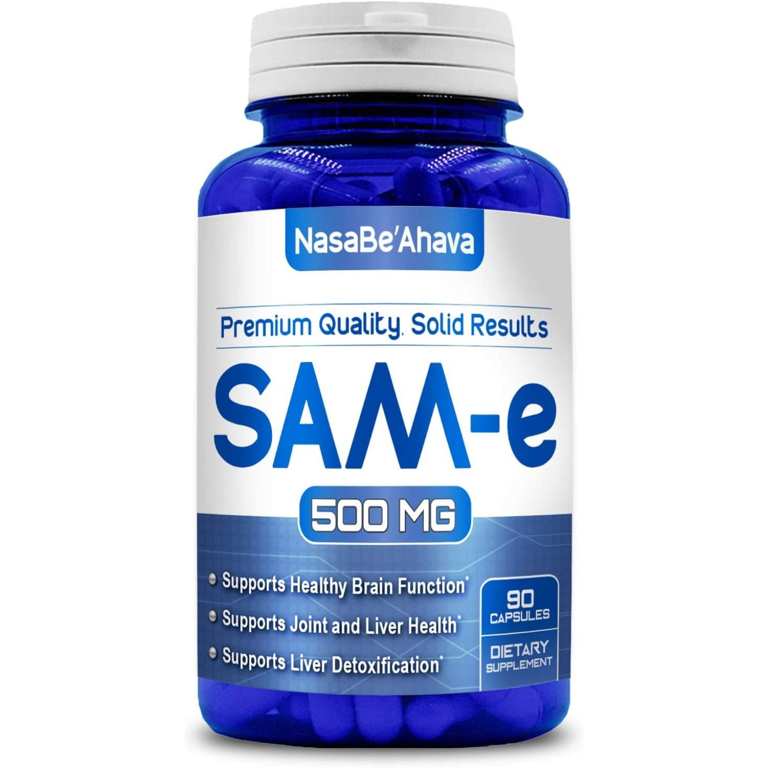 SAM-E Supplement 500mg | Easy Absorption S-Adenosyl-L-Methionine SAM-e ...